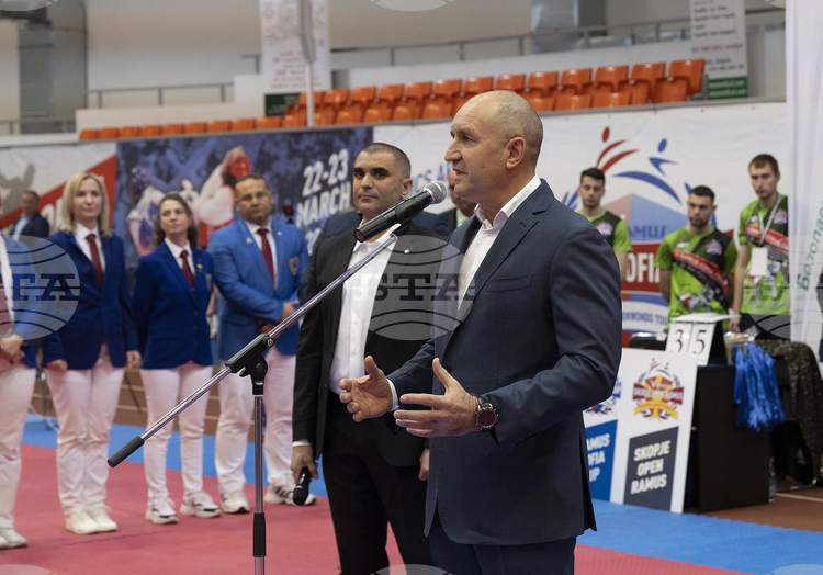 BTA :: President Radev Opens 12th Ramus Sofia Open TaekwondoTournament