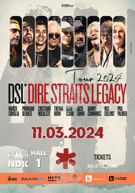 БТА :: Концертът DSL*Dire Straits Legacy представя на живо музиката на ...