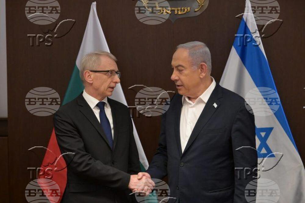 БТА ТПС Българският премиер Николай Денков изрази солидарност с Израел на среща с израелския
