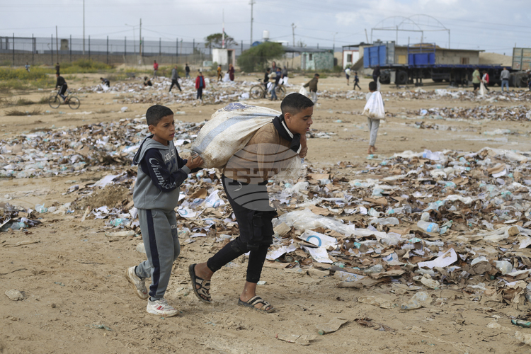 БТА Египетските военновъздушни сили за първи път пуснаха от самолет хуманитарна помощ за Газа