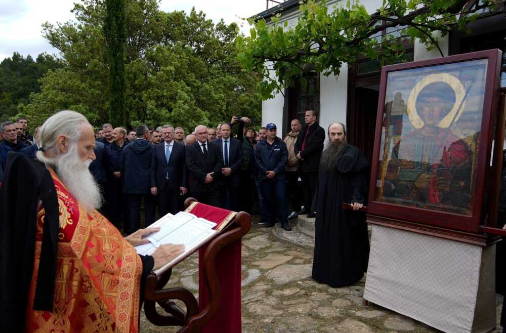 BTA :: PM Glavchev Takes Part in Feast of St. George Zographou ...