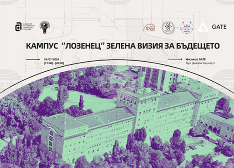 БТА Институтът Gate е инициатор за подобряване на пространството около кампус „Лозенец“ на