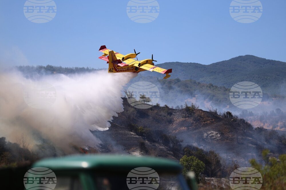 BTA :: Villages Evacuated as Wildfire Expands Rapidly in SW Bulgaria