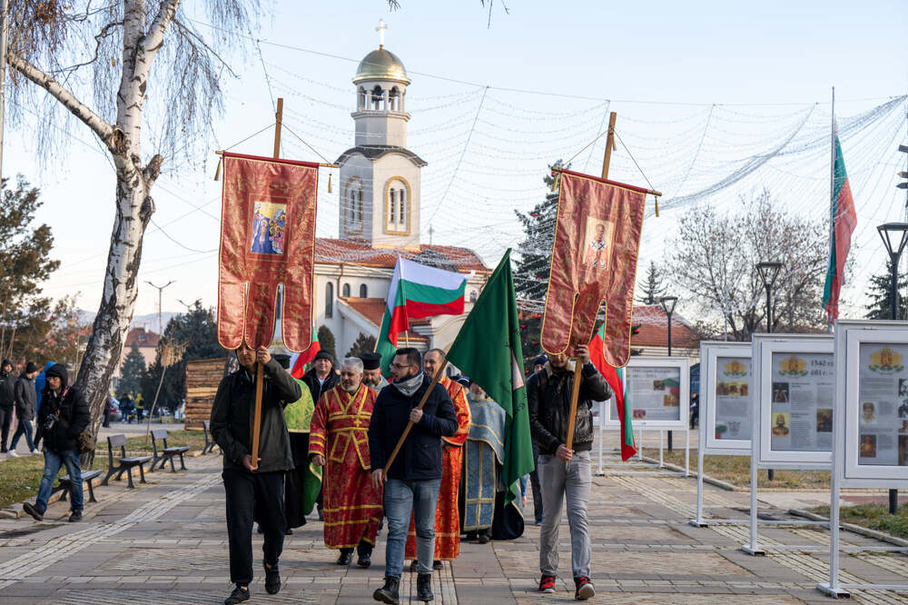 БТА Община Елин Пелин Богоявление с литийно шествие и мъжко хоро в гр Елин Пелин